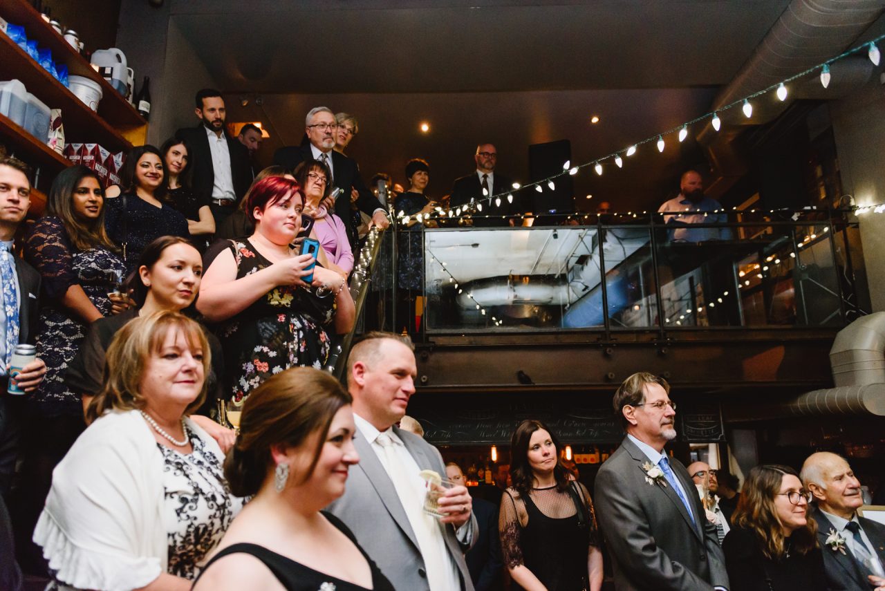 Low-Key Toronto Restaurant Wedding | Woodlot Restaurant Reception