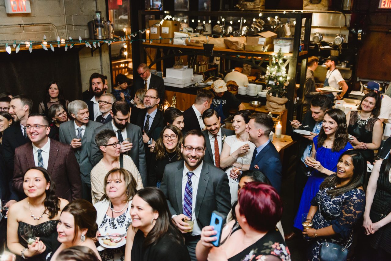 Low-Key Toronto Restaurant Wedding | Woodlot Restaurant Reception