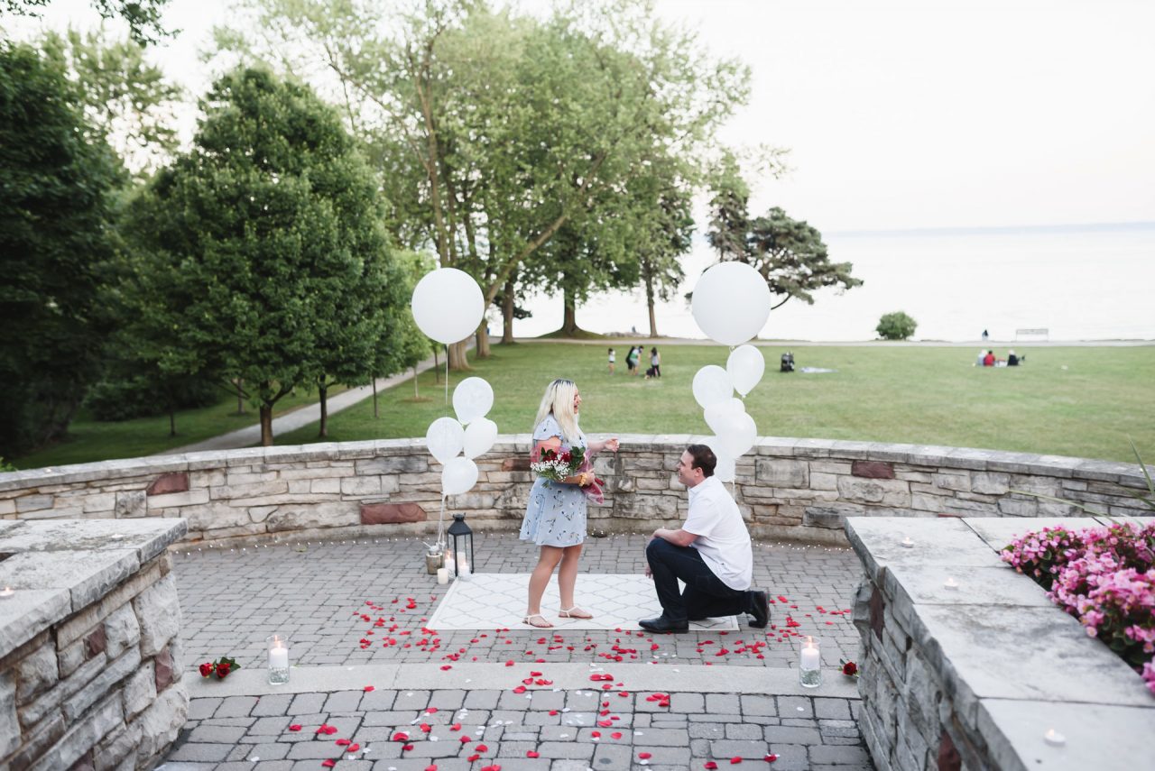 The Most Romantic Surprise Proposal | Paletta Mansion, Burlington