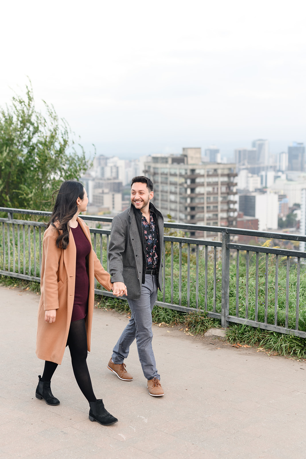 Sam Lawrence Park & Sherman Falls Engagement Session - Lilac Studios